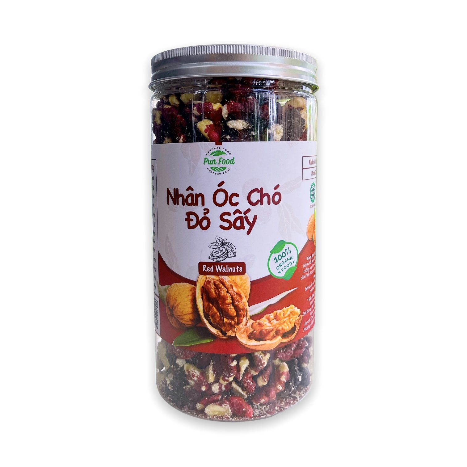Hạt óc chó đỏ sấy - Pun Food - Foods for Health